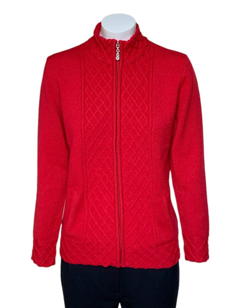 Castle Knitwear Jacquard Jacket - Irish Handcrafts